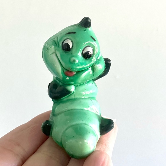 Vintage | Accents | Vintage 5s Green Caterpillar Worm Bug Ceramic ...